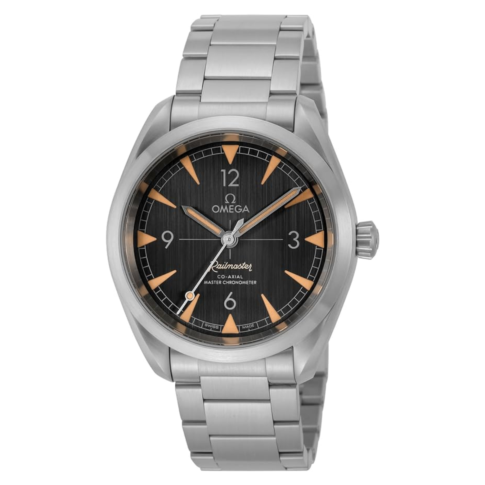 Omega SEAMASTER RAILMASTER CO‑AXIAL MASTER CHRONOMETER 40 MM 220.10.40 ...